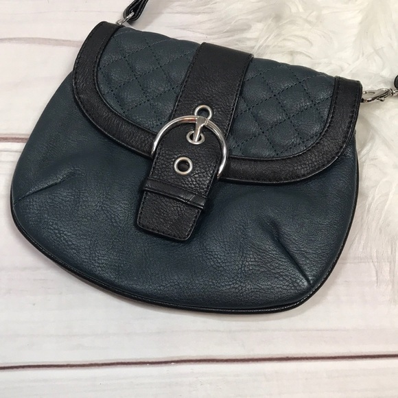 Grace Adele | Bags | Grace Adele Dark Teal Crossbody Clutch | Poshmark